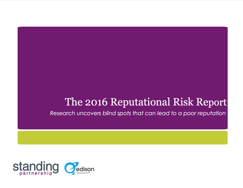 Reputational Risk Research Report